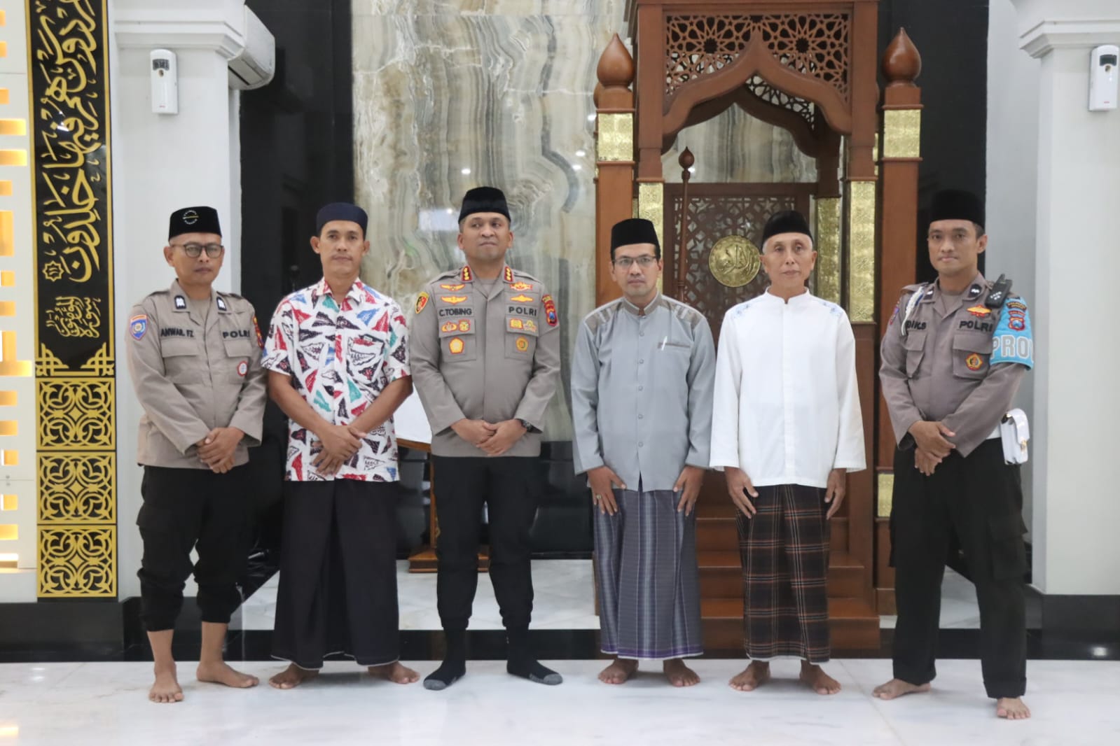 Kapolresta Sidoarjo Safari Ramadan dengan Takmir Masjid