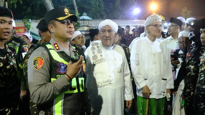Turunkan Ratusan Personel, Polres Bangkalan Sukses Amankan Haul Akbar Satu Abad Syaikhona Kholil
